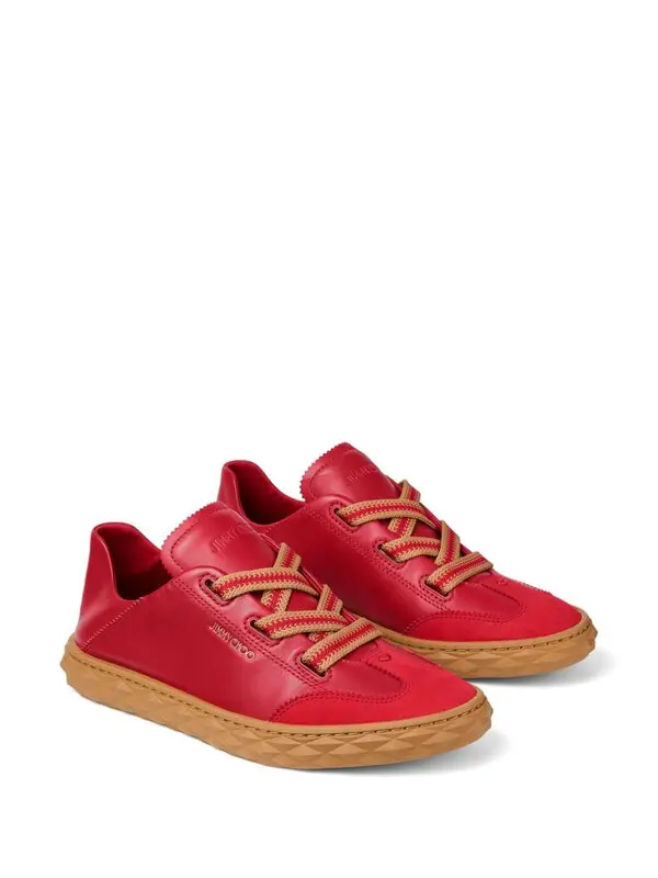JIMMY CHOO Diamond Light Flex Sneakers - Red
