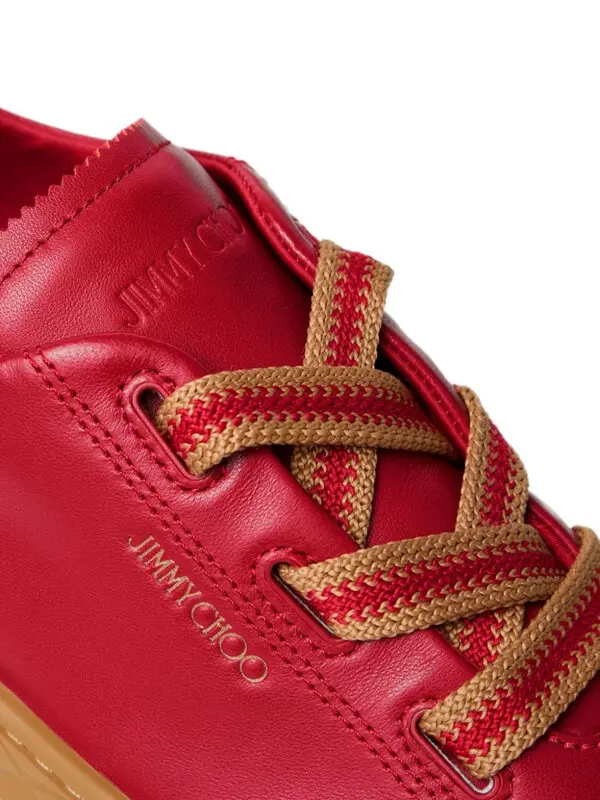 JIMMY CHOO Diamond Light Flex Sneakers - Red