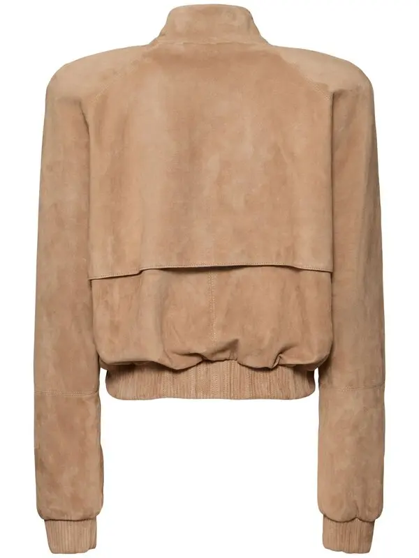 Magda Butrym - MAGDA BUTRYM Suede Bomber Jacket