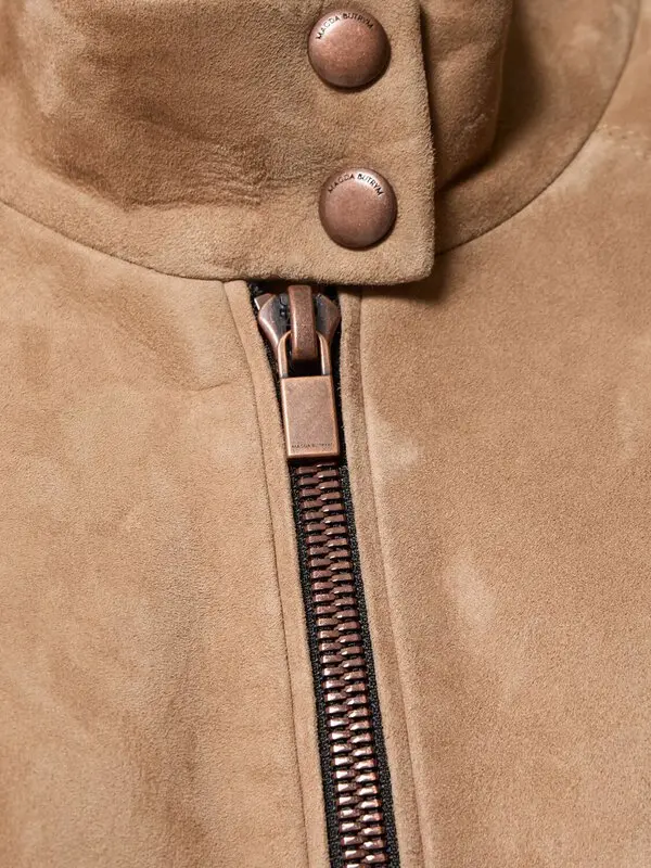 Magda Butrym - MAGDA BUTRYM Suede Bomber Jacket