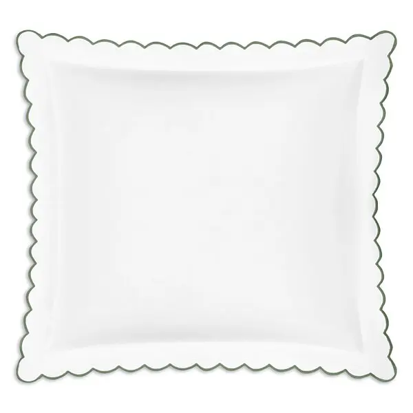 MATOUK Dakota Percale Euro Sham - Palm