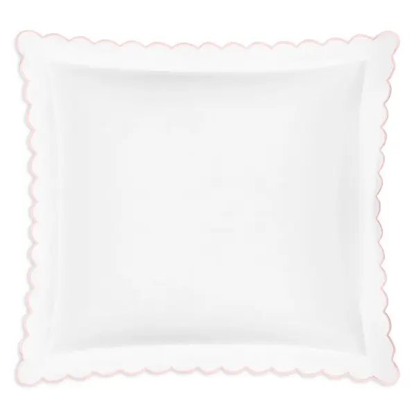 MATOUK Dakota Percale Euro Sham - Pink