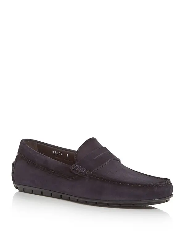 To Boot New York Adelaide Leather Loafers - Navy Suede