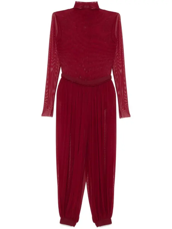 ATU BODY COUTURE Mesh Trousers Set - Red