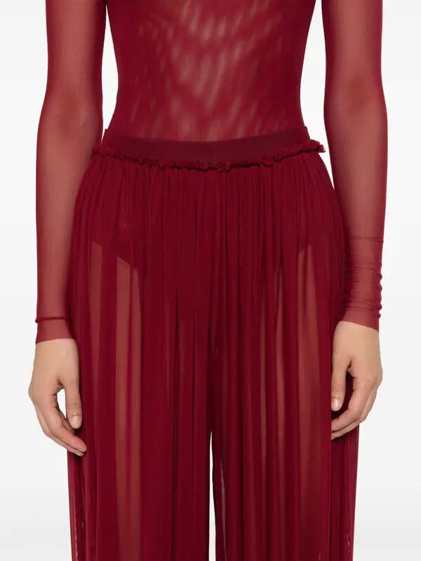 ATU BODY COUTURE Mesh Trousers Set - Red
