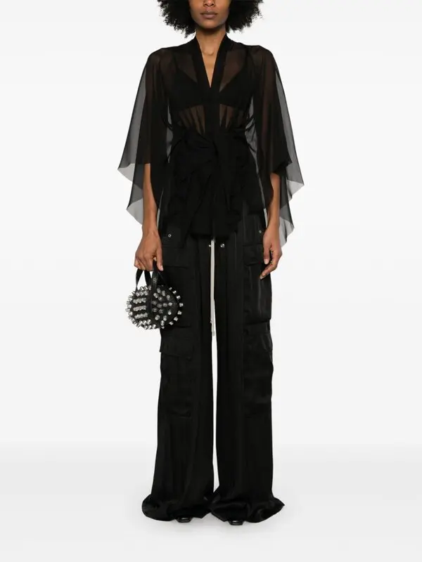 Rick Owens Belas Cargo Pants - Black