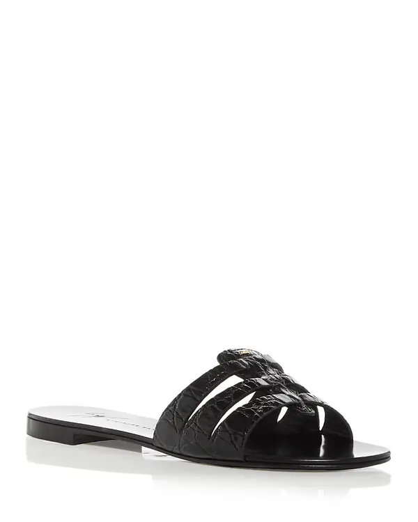 GIUSEPPE ZANOTTI Morpheus Slide Sandals - Nero