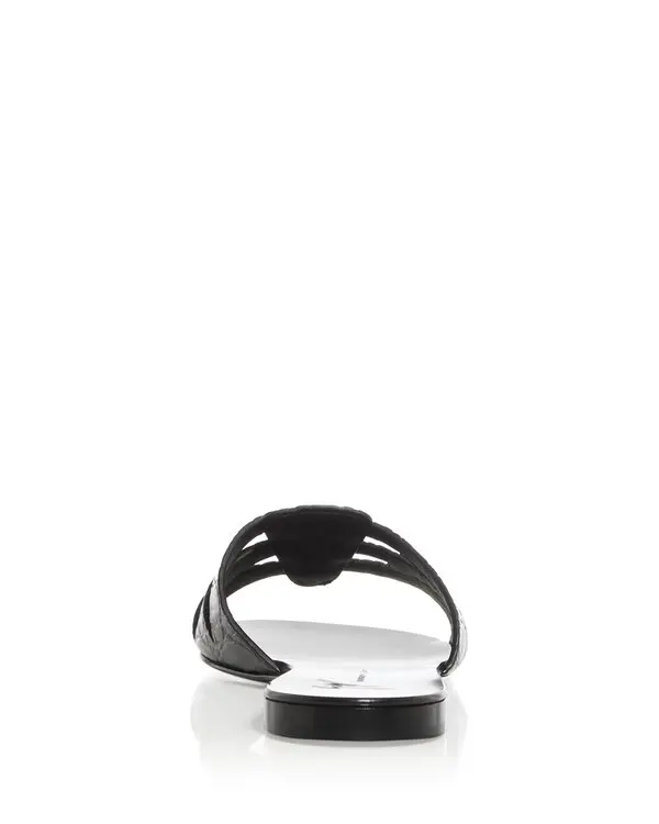 Black brand new slides . Size 13 Giuseppe Giuseppe Zanotti Logo Plaque Slides - Black | Garmentory main image 3
