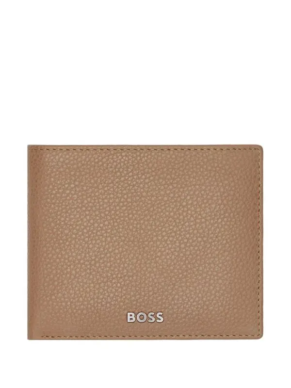 BOSS Leather Wallet - Neutrals
