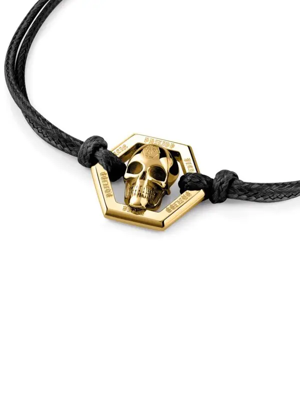 Philipp Plein Friendship Hexagon-skull Bracelet