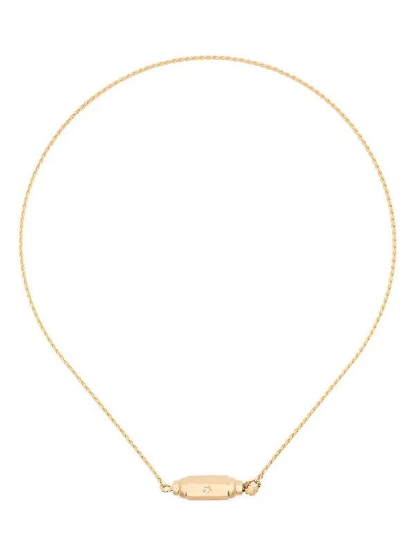 MARIE LICHTENBERG 18k Micro Coco Diamond Necklace - Yellow