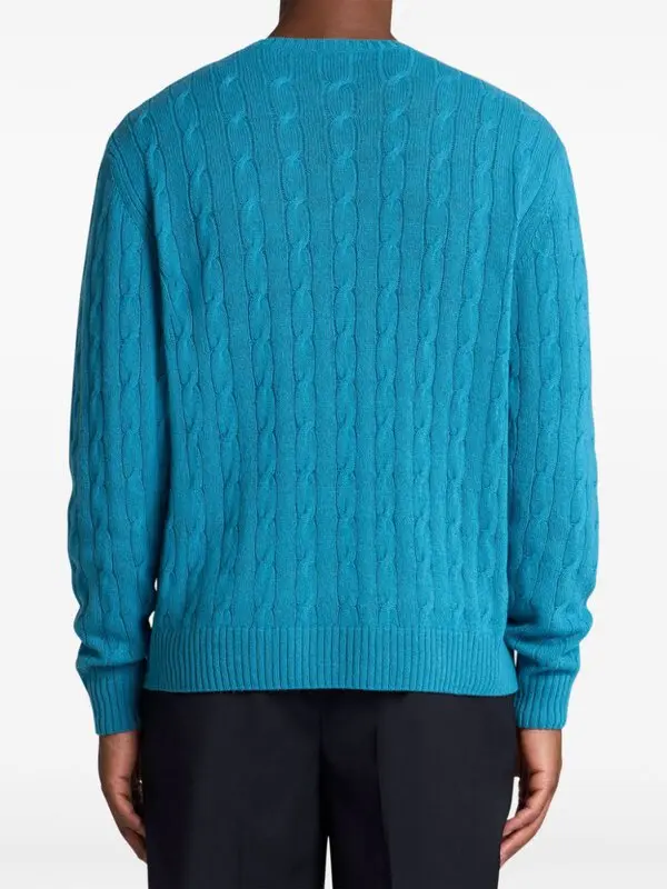Etro Cable-knit Cashmere Sweater - Blue