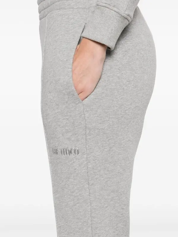 Attico Logo-appliqué Sweatpants - Grey