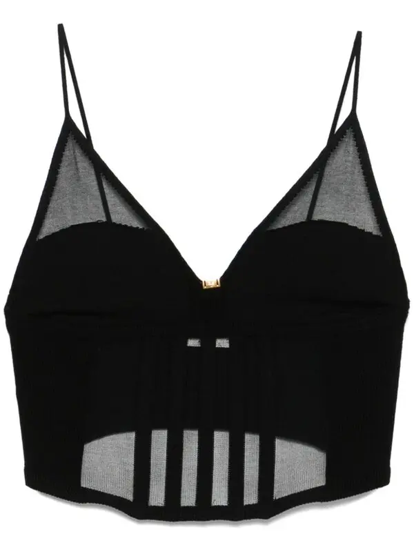 Elisabetta Franchi Corset-style Top