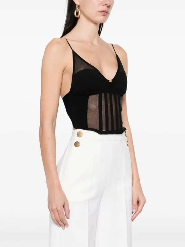Elisabetta Franchi Corset-style Top