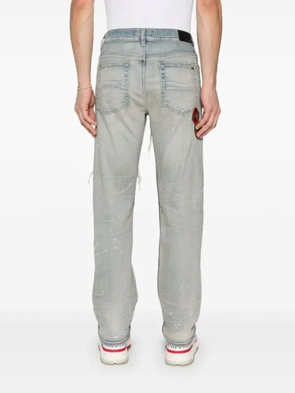 Amiri Vintage Patch Straight Leg Jeans