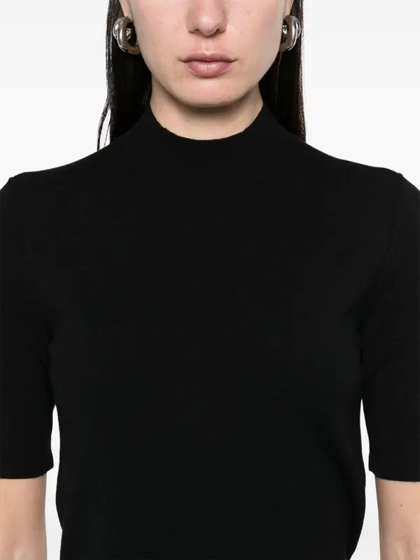 Calvin Klein Mock-neck Knit Top