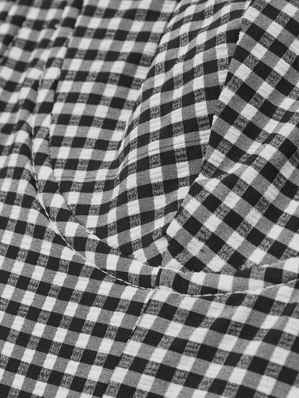 Good American Gingham Seersucker Swimsuit