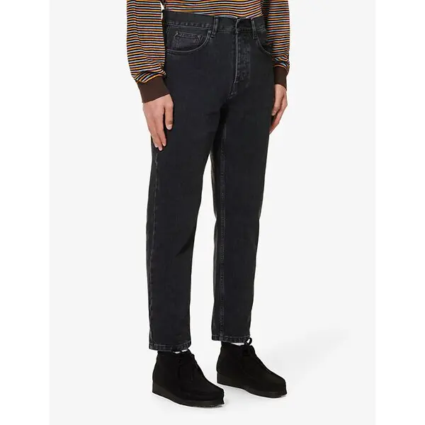 Carhartt Work In Progress Newel Straight-leg Denim Jeans - Black