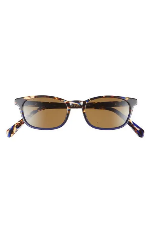 Eyebobs On Board 47mm Polarized Rectangle Sunglasses - Navy Tortoise
