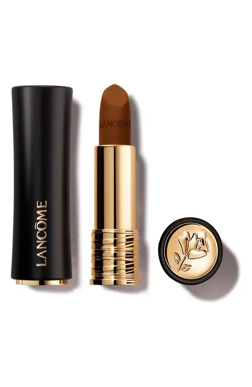 LANCOME L'absolu Rouge Drama Full Coverage Matte Lipstick - Exhilarating Brown
