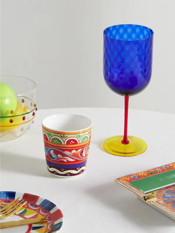 Dolce & Gabbana Printed Porcelain Cup
