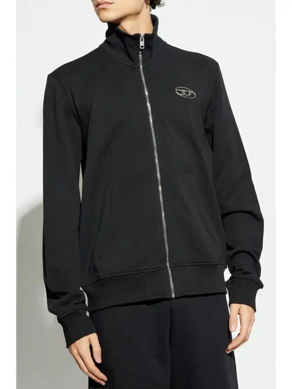 DIESEL® S-ginni-zip-od Sweater - Black