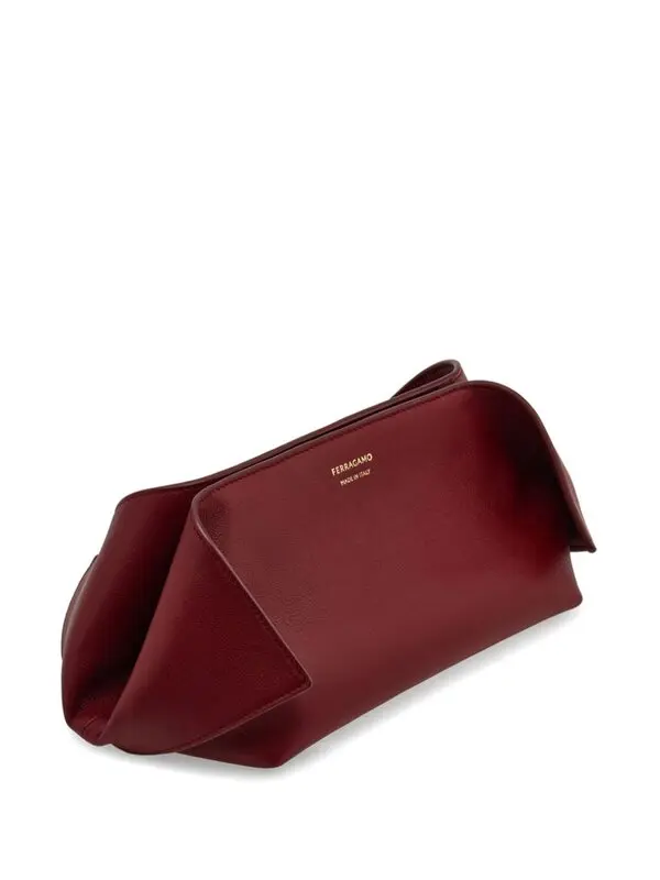 FERRAGAMO Leather Makeup Bag
