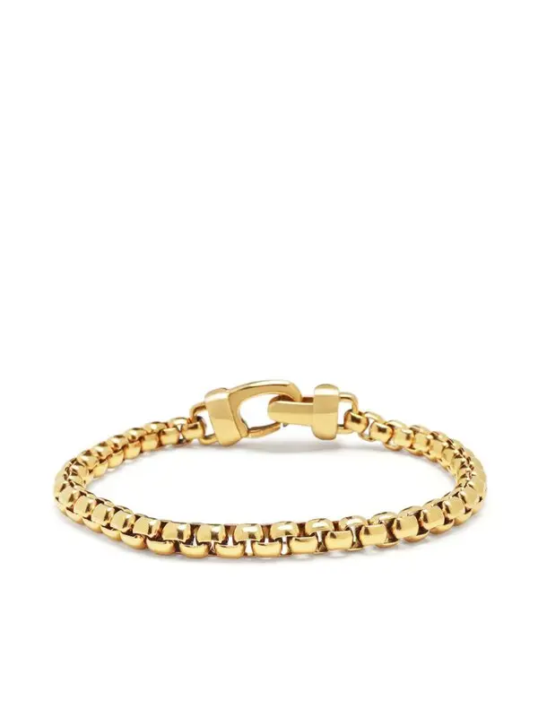 NIALAYA JEWELRY 5mm Box Chain Bracelet - Gold