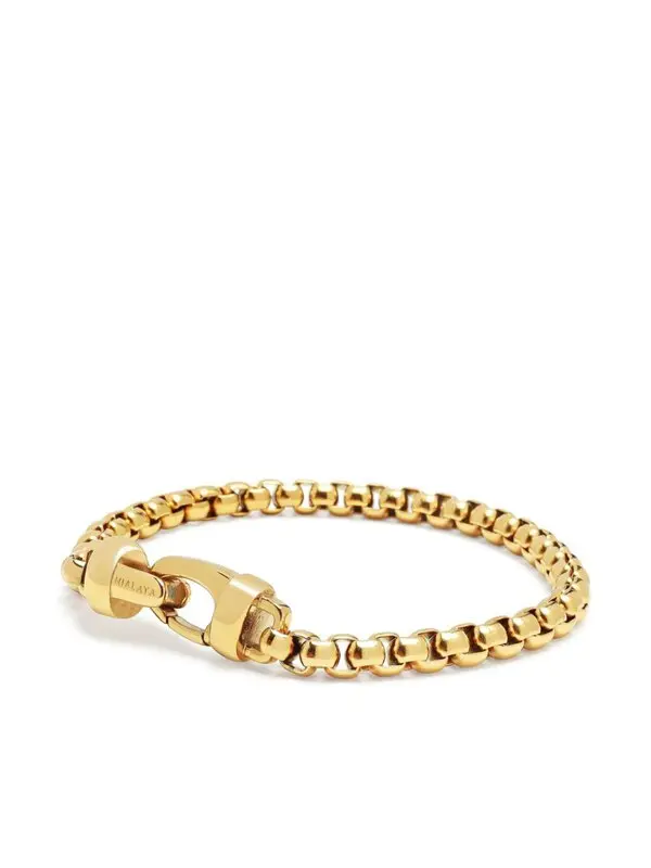 NIALAYA JEWELRY 5mm Box Chain Bracelet - Gold