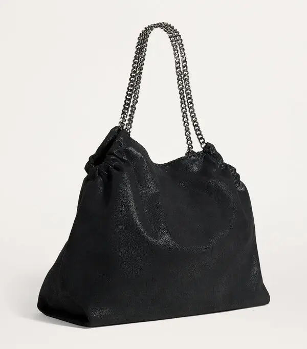 Stella McCartney Shaggy Deer Falabella Tote Bag - Black