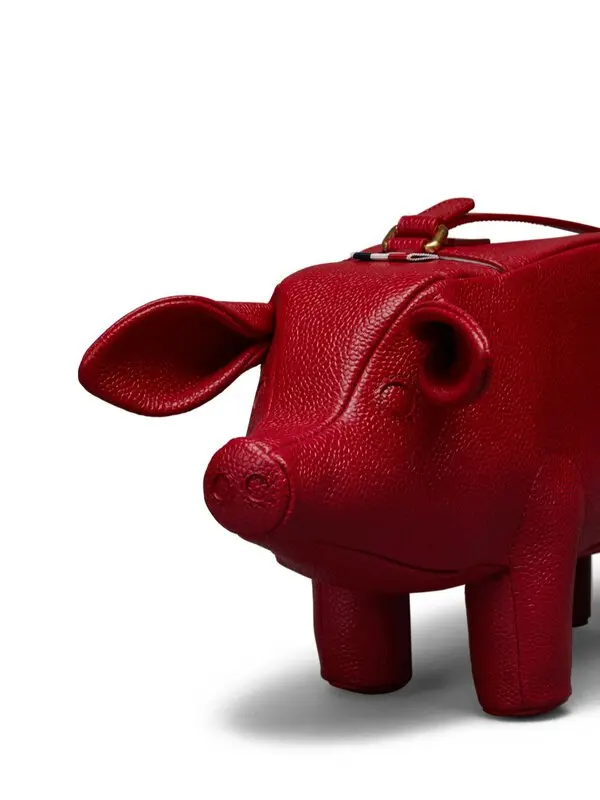 Thom Browne Pig Shoulder Bag - Red