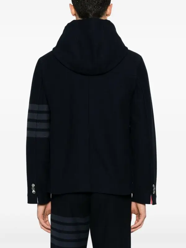 Thom Browne 4-bar Stripe Hooded Jacket
