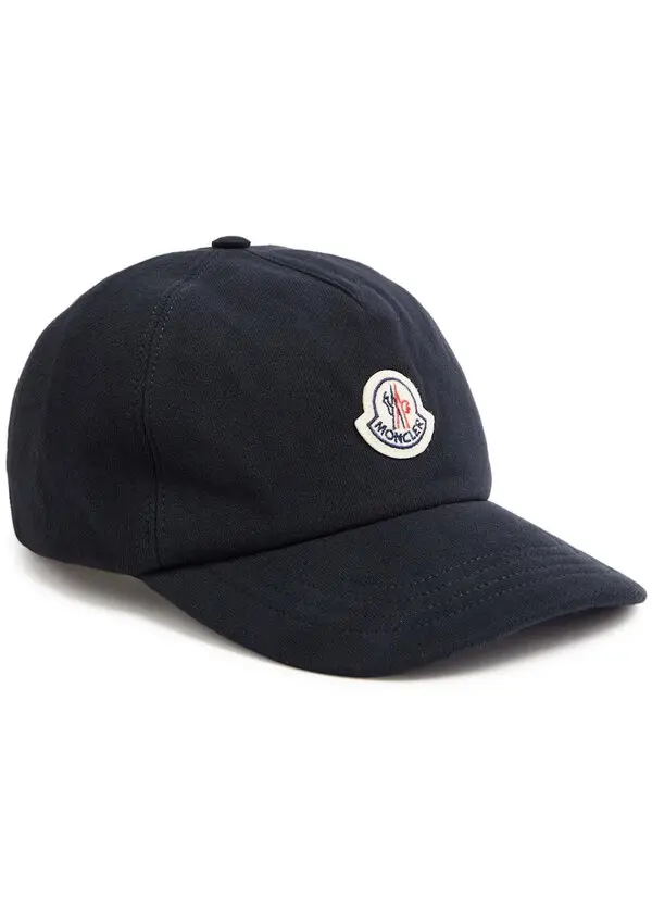 Moncler Logo Baseball Cap - Navy Blue