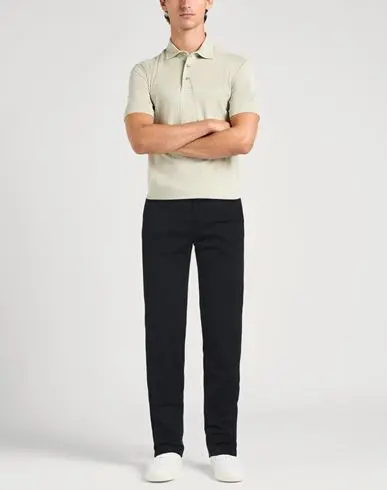 BERWICH Pants Midnight Size Cotton, Elastane - Blue