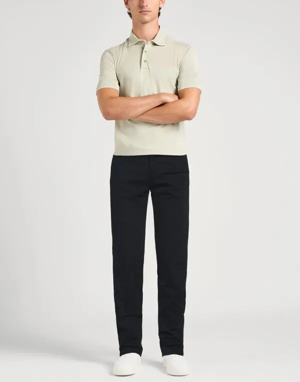 BERWICH Pants Midnight Size Cotton, Elastane - Blue