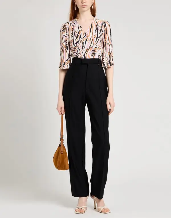 SUPER BLOND Straight-leg Flannel Pants