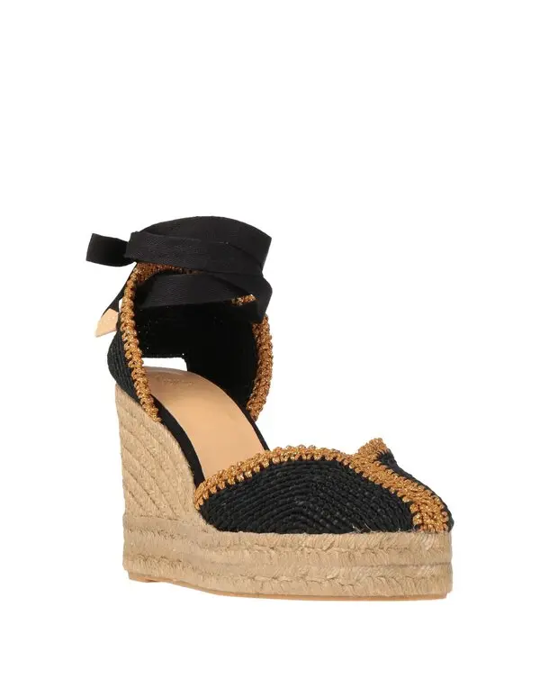 CastaÑer Espadrille Sandals - Black