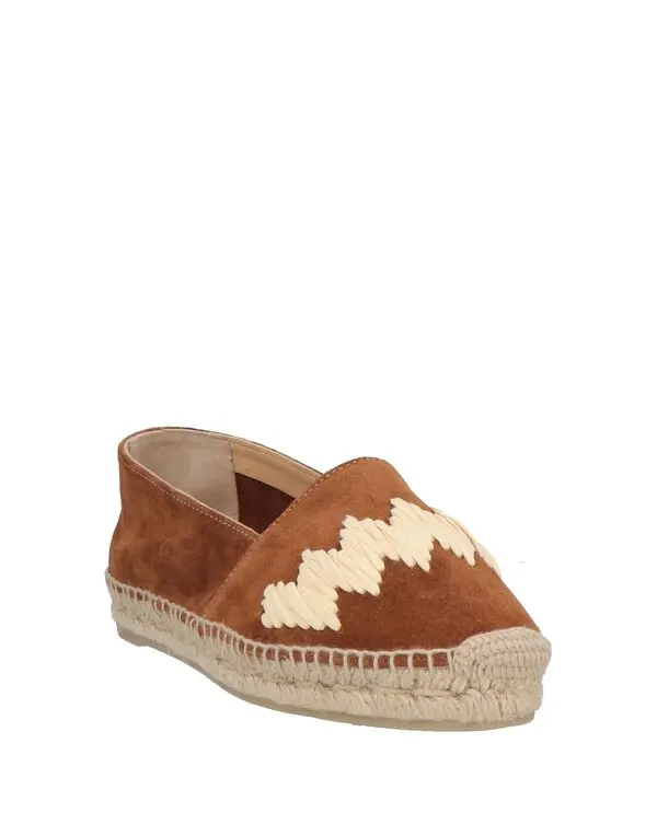 CastañEr Espadrilles In Leather And Textile Fibers In Brown 67 - Main Image