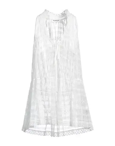 DONDUP Embroidered Tulle Top - White