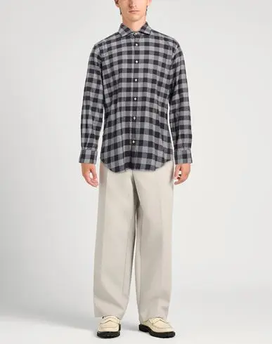 BROOKSFIELD Shirt Size Cotton - Grey
