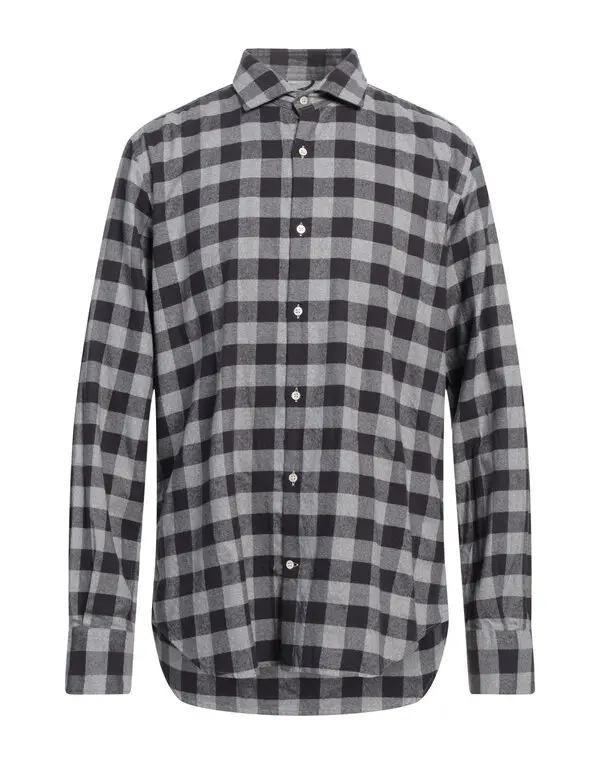 BROOKSFIELD Shirt Size Cotton - Grey