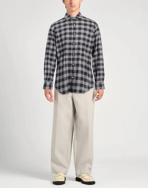 BROOKSFIELD Shirt Size Cotton - Grey