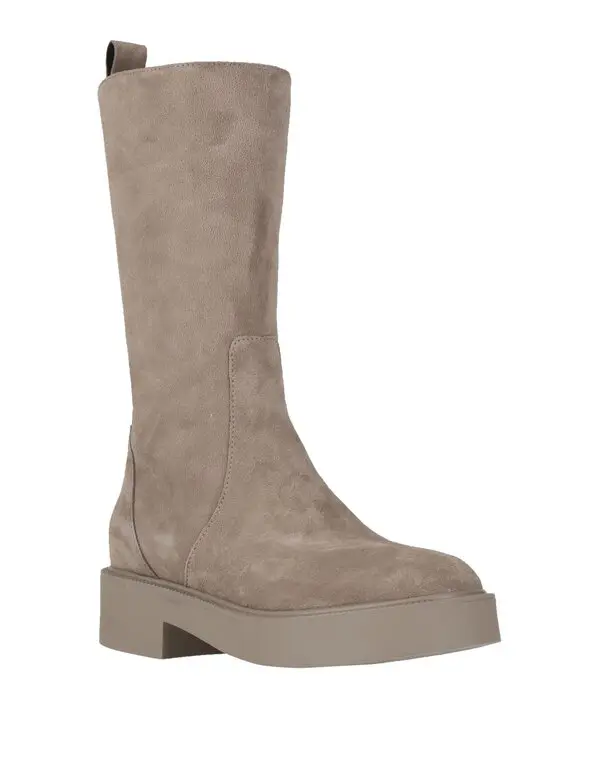 COPENHAGEN STUDIOS Taupe Leather Boots
