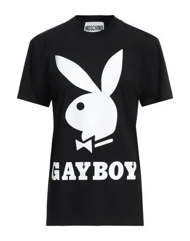 MOSCHINO X PLAYBOY Logo-print T-shirt