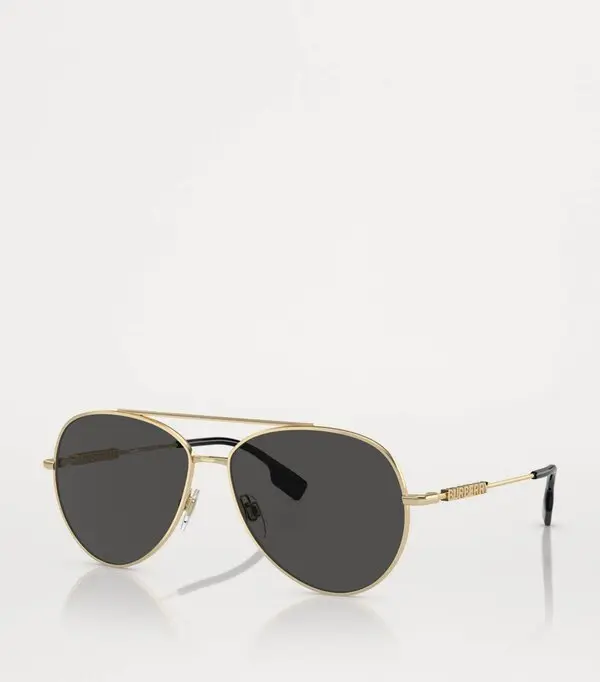 Burberry 0be3147 Aviator Sunglasses In Gold - 50% Off  display picture 2