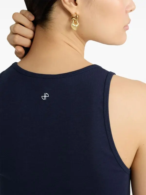 PATOU Logo-print Tank Top - Blue