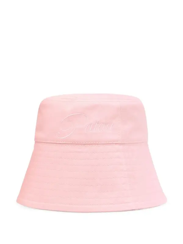 Patou Logo-embroidered Bucket Hat - Pink