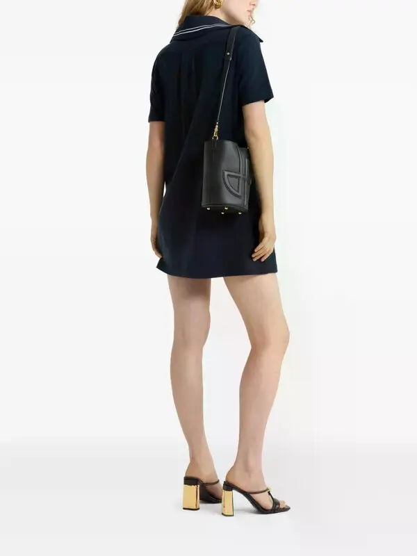PATOU Logo-embroidered Mini Polo Dress