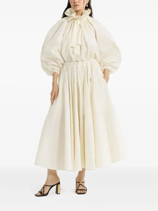 PATOU Faille Maxi Skirt